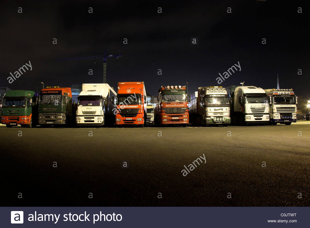 Lorry Freight Night High Resolution Stock Photography and Images - Alamy
