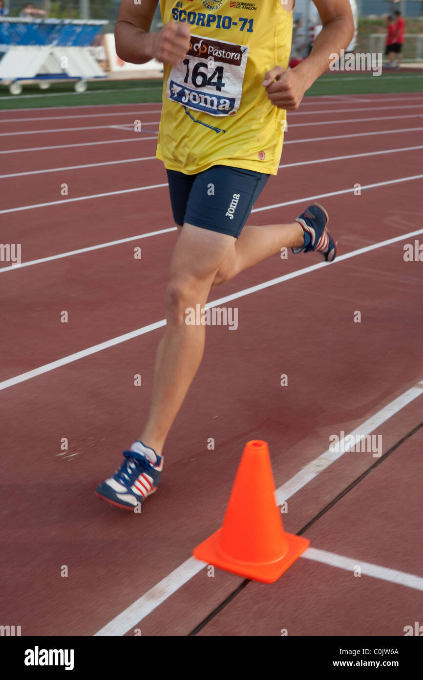 Athletics sport Championships of Spain Calvià stadium Mallorca Spain ...