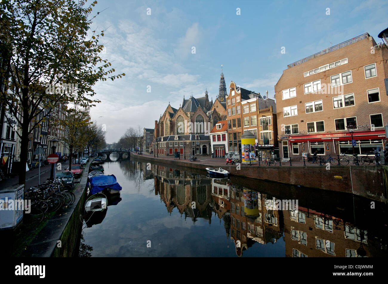 Buildings canal sea Amsterdam Stock Photo - Alamy