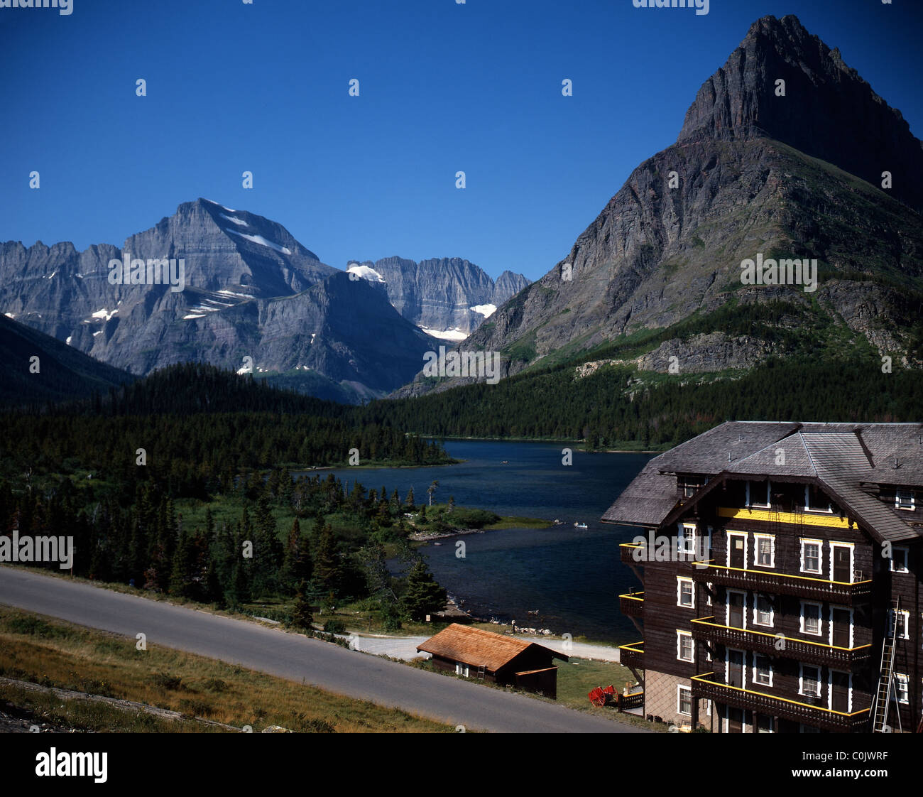 Swift Current Lake - Glacier National Park Stock Photo - Alamy