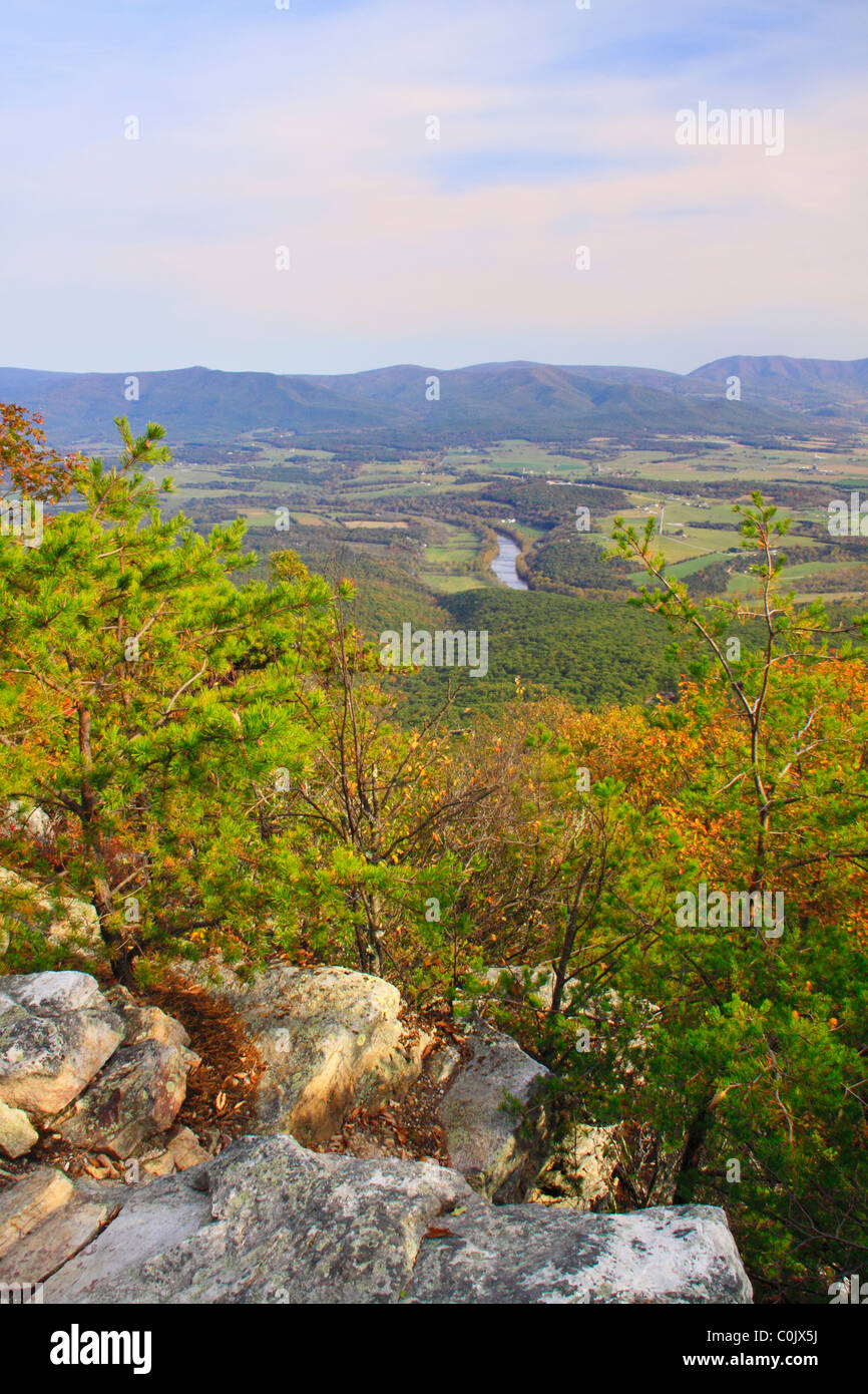 View of Page Valley From Kennedy Peak Summit, Massanutten Mountain ...