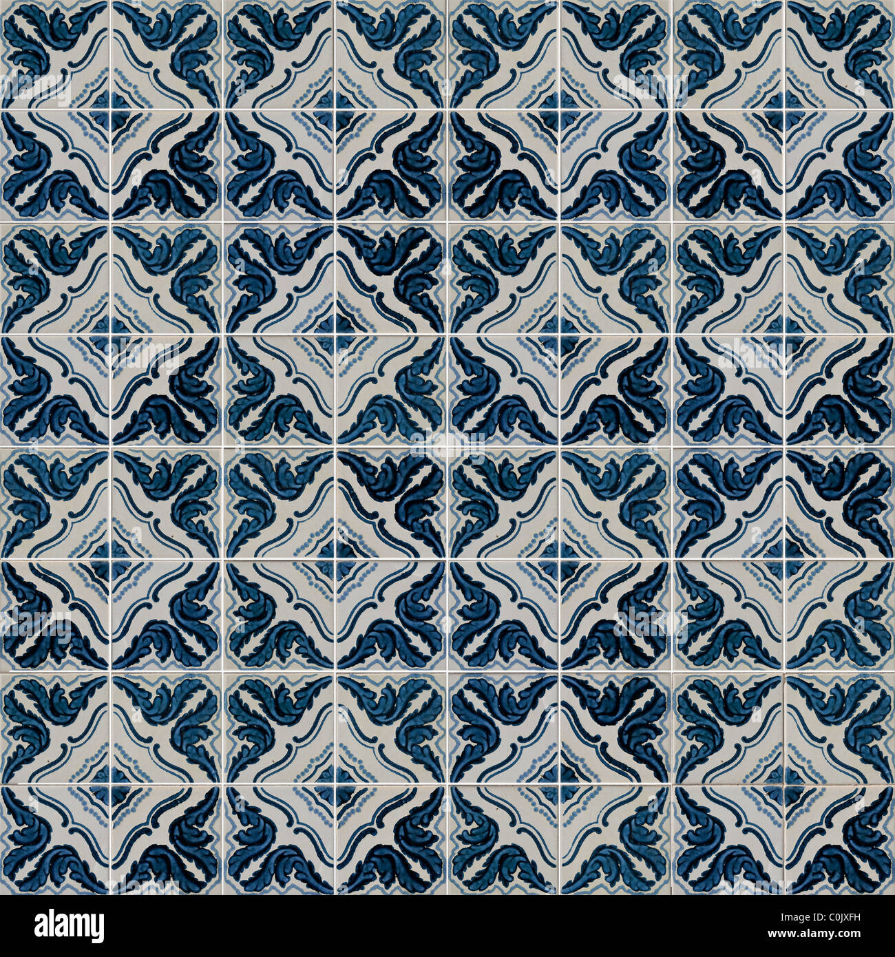 Seamless tile pattern of ancient ceramic tiles Stock Photo - Alamy