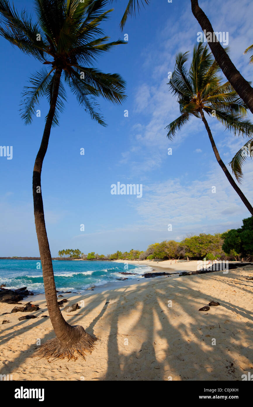 Mahaiula Beach, Kekaha Kai State Park, Kona, Island of Hawaii, Hawaii ...