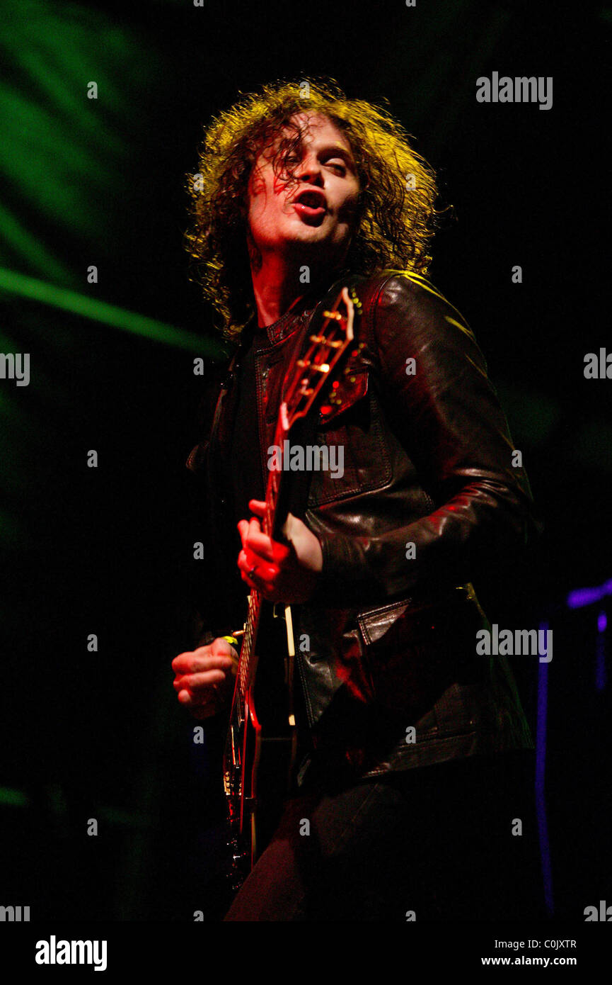 Jon Fratelli of The Fratellis performing in concert as part of the ...