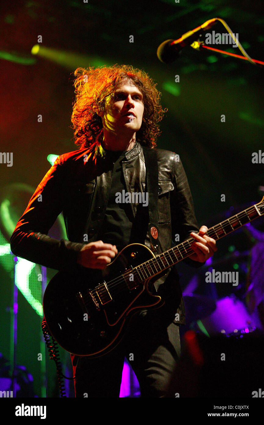 Jon Fratelli of The Fratellis performing in concert as part of the ...