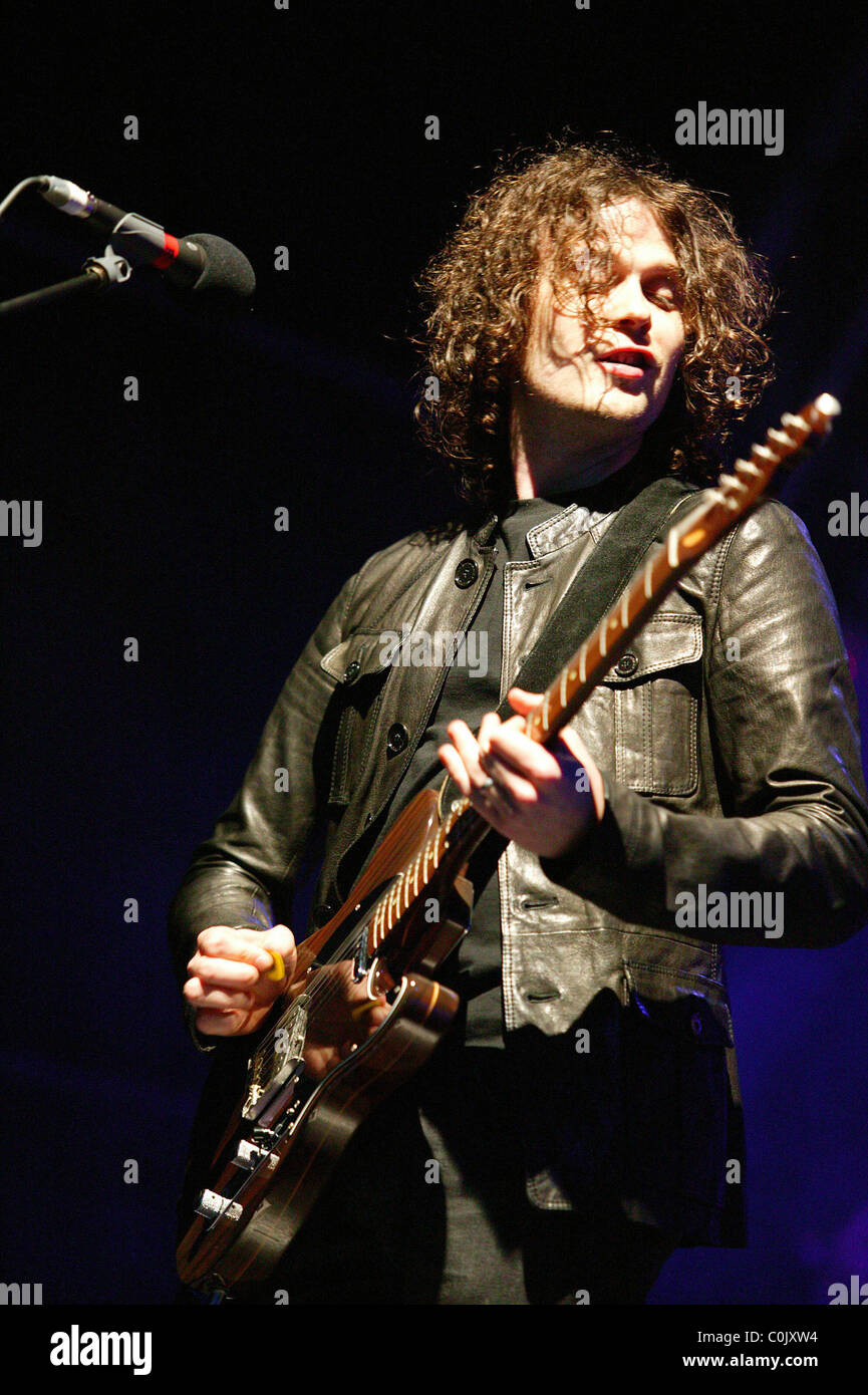 Jon Fratelli of The Fratellis performing in concert as part of the ...
