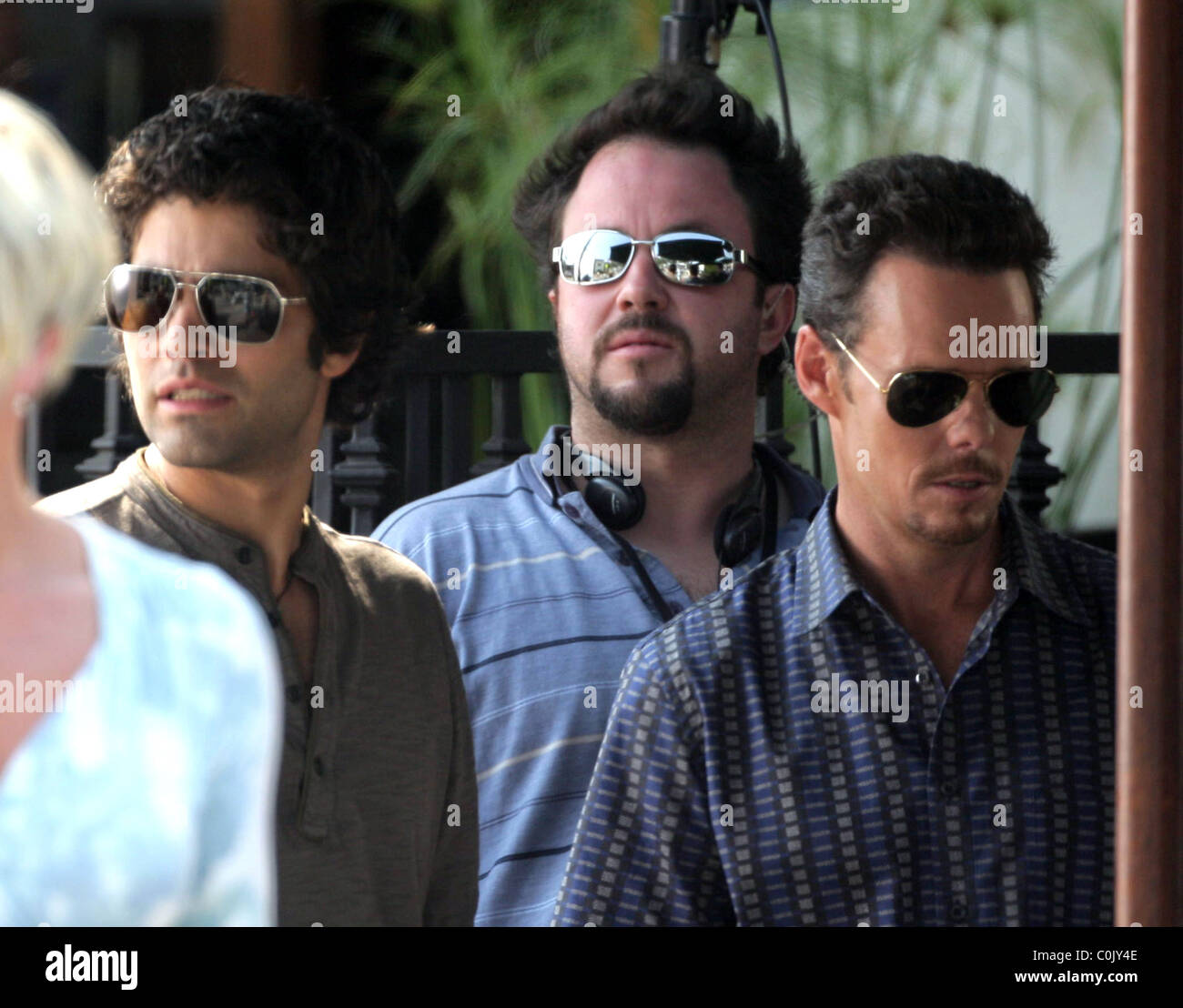 Adrian Grenier and Kevin Dillon, The cast of HBO's 'Entourage' filming ...