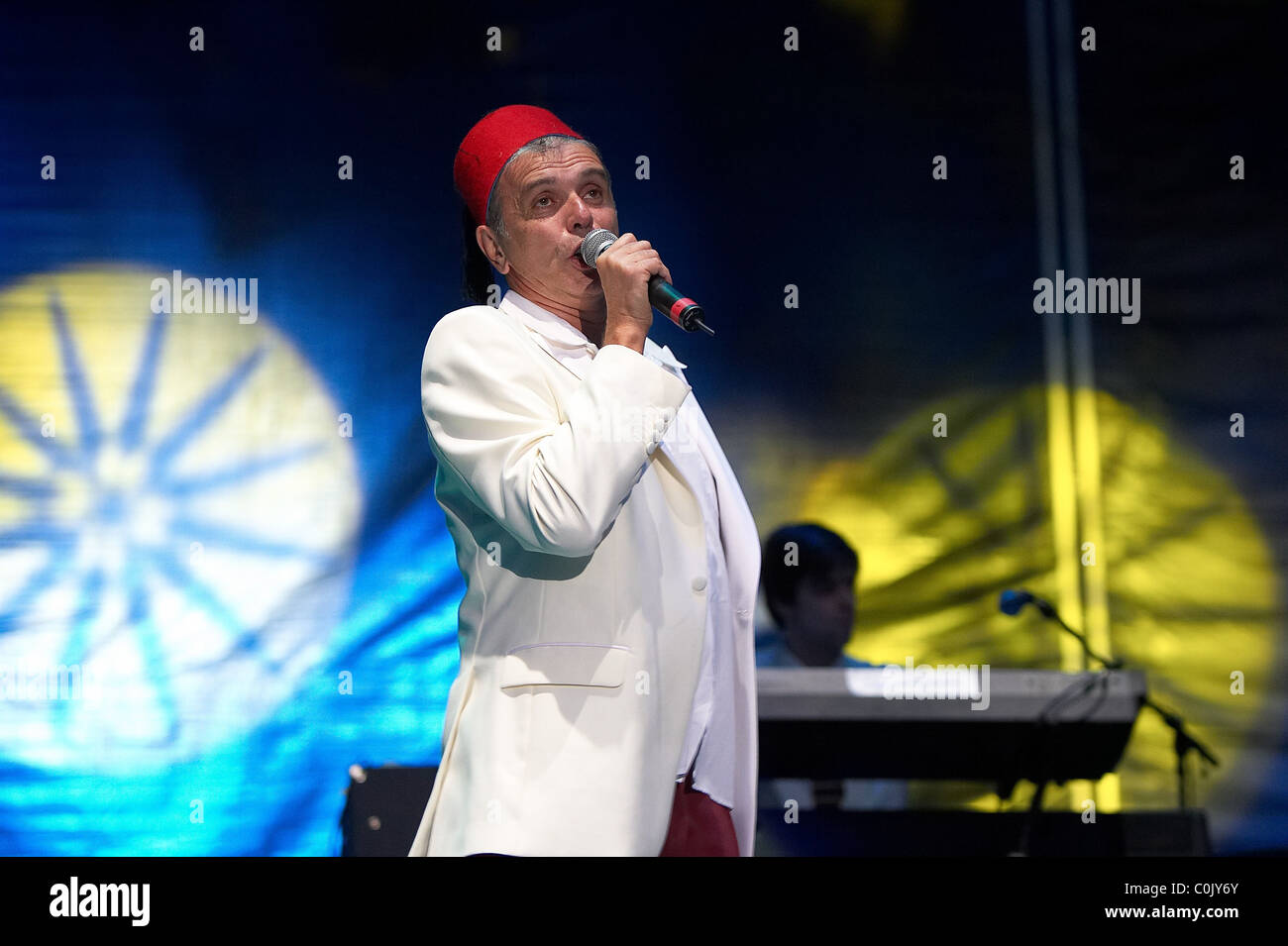 Mesa and Rui Reininho performing live at SuperBock SuperRock 2nd act in ...