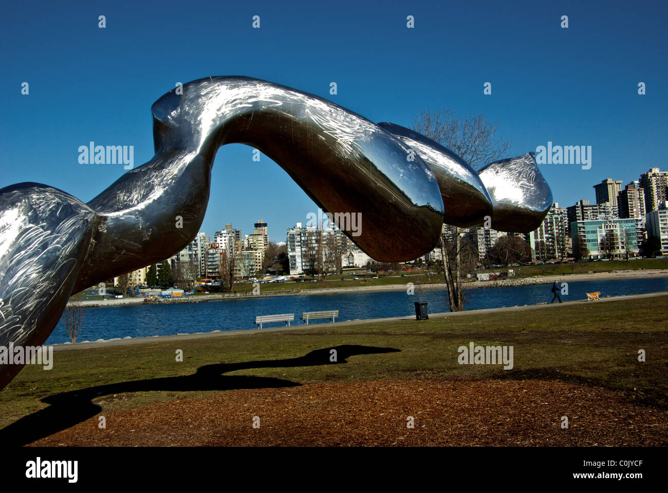 Freezing Water #7 large stainless steel metal sculpture Chinese artist ...