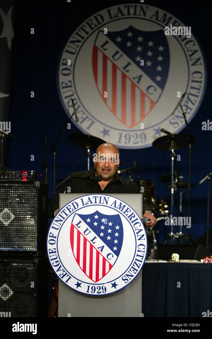 Eric Martinez Actor and music CEO Eric Martinez adressed the LULAC ...