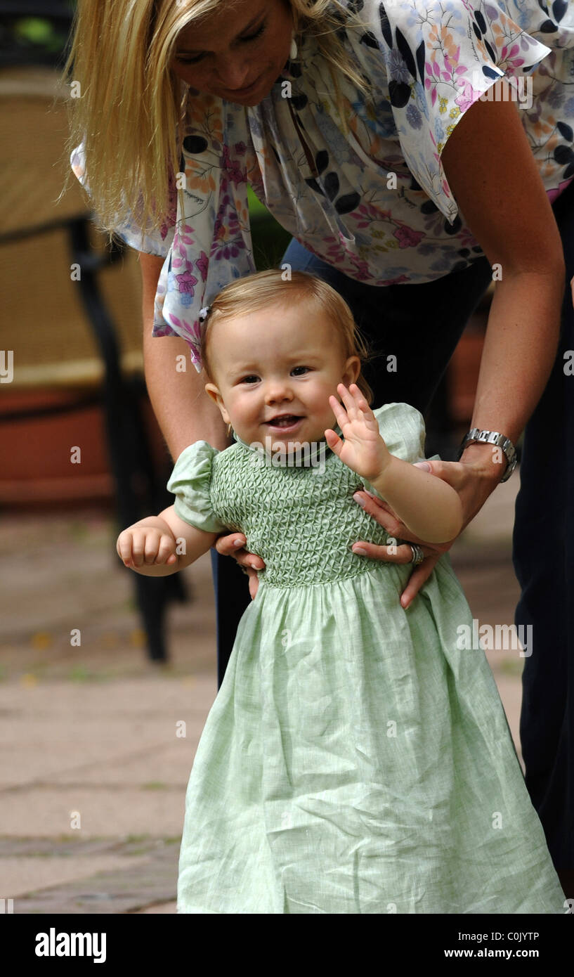 Princess Maxima, Princess Ariane of the Netherlands during a Dutch ...