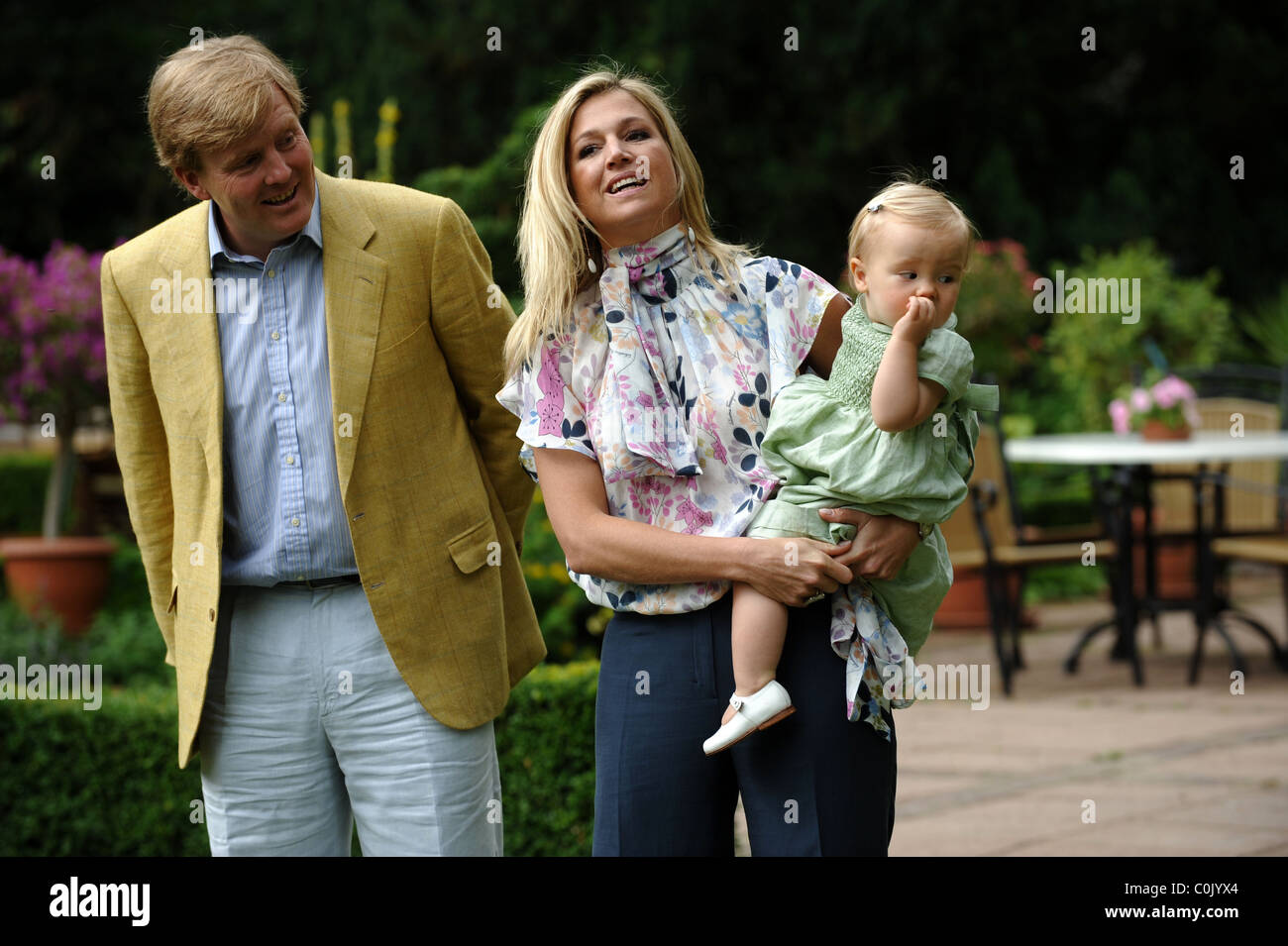 Prince Willem Alexander and Princess Maxima and Princess Ariane of the ...