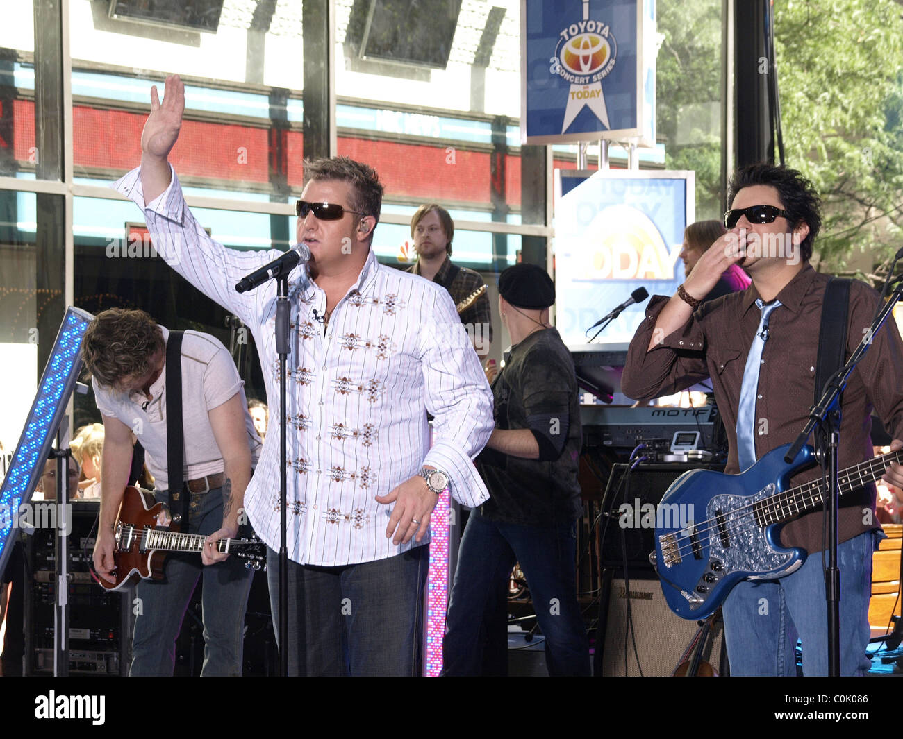 Rascal Flatts perform live on 'The Today Show Concert Series' at ...