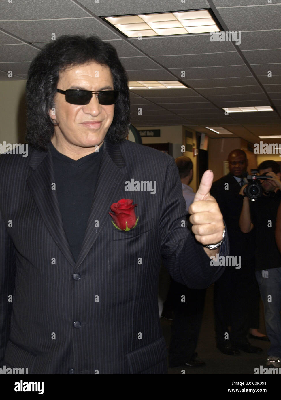 Gene Simmons book signing for 'Ladies of the Night' held at Barnes and ...