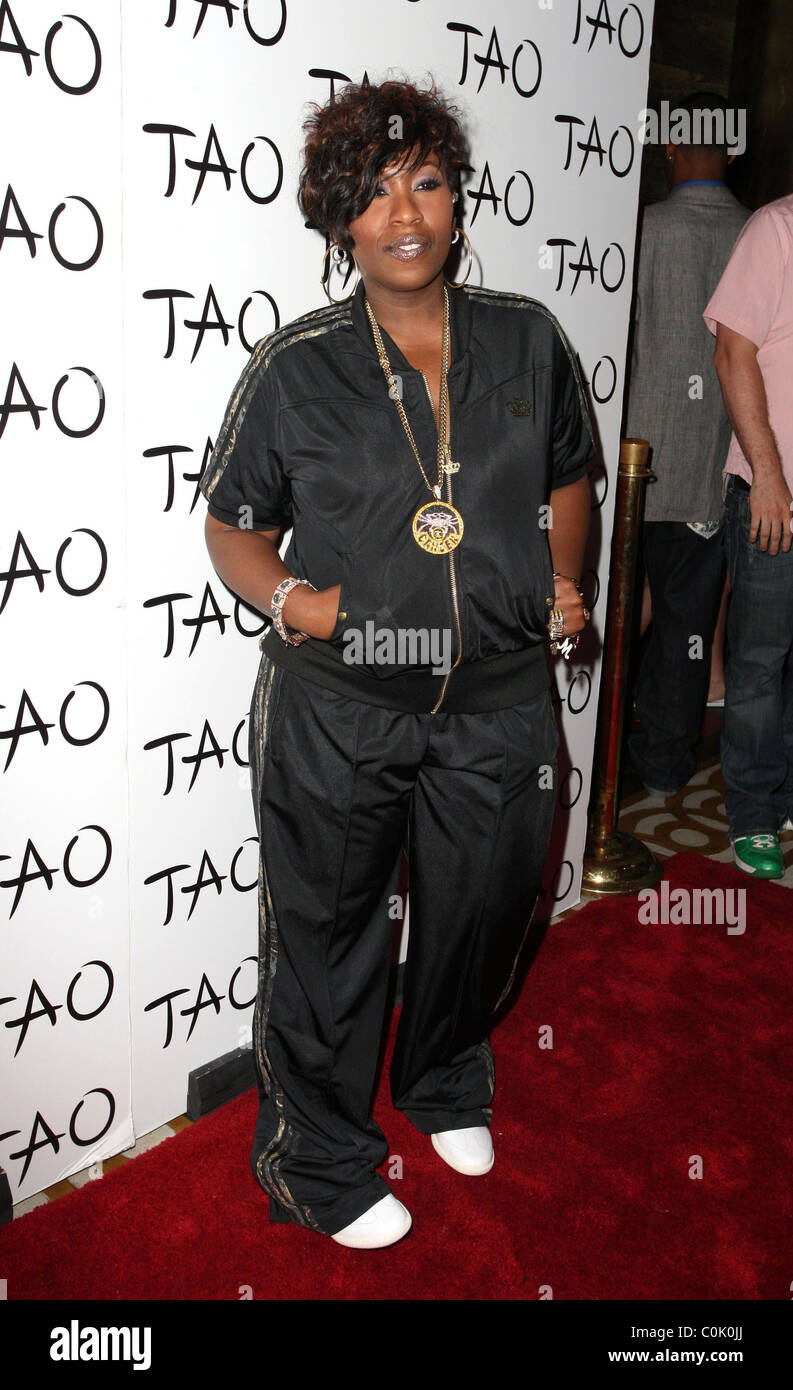 Missy Elliott celebrates her birthday at TAO night club inside the ...