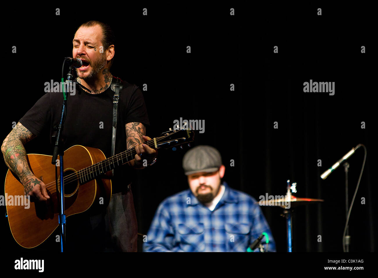 Rock Band Social Distortion performing live in concert Stock Photo - Alamy