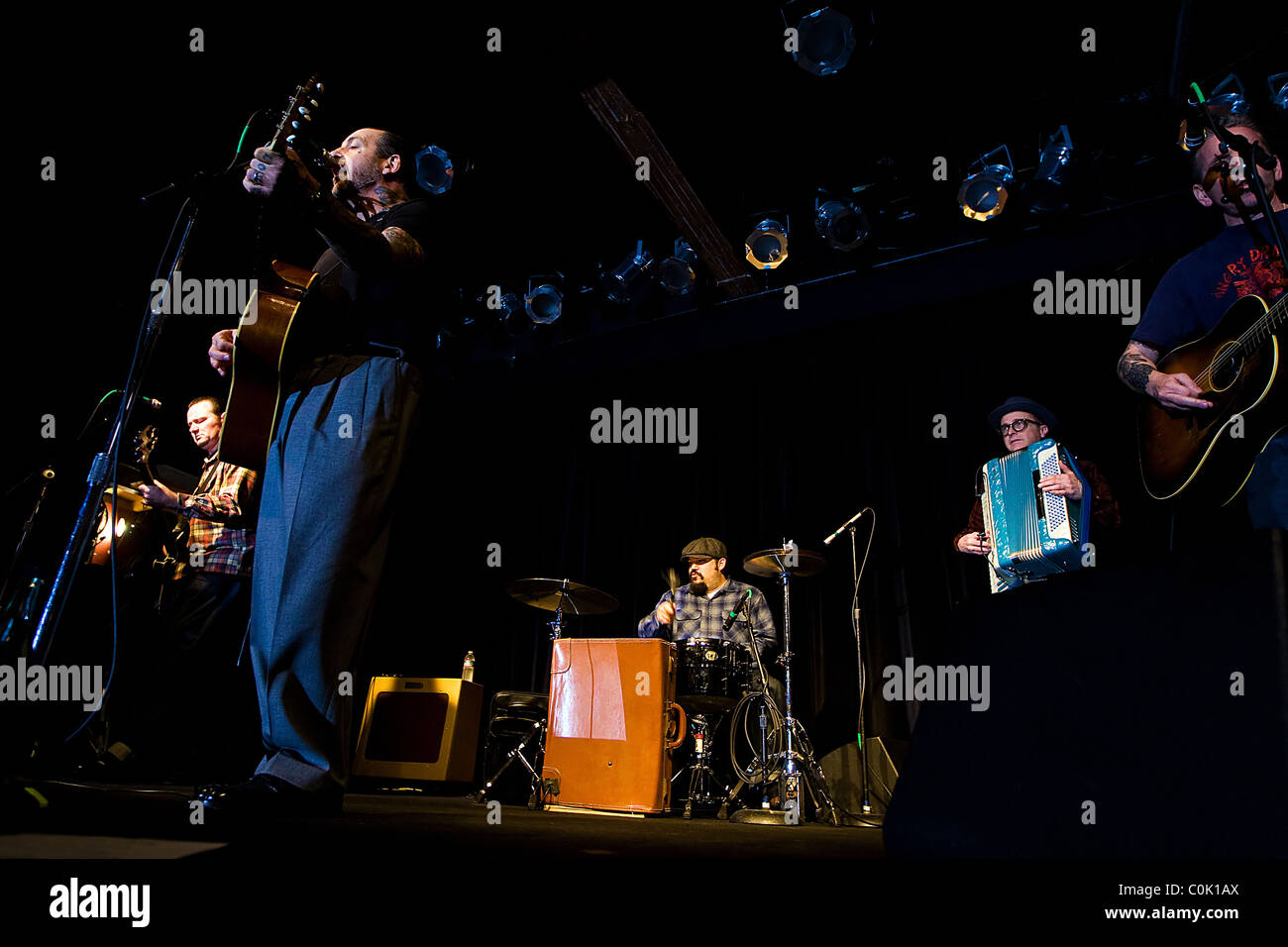 Rock Band Social Distortion performing live in concert Stock Photo - Alamy
