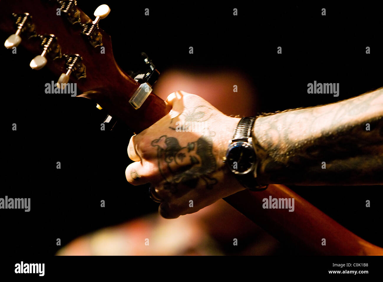 Rock Band Social Distortion performing live in concert Stock Photo - Alamy