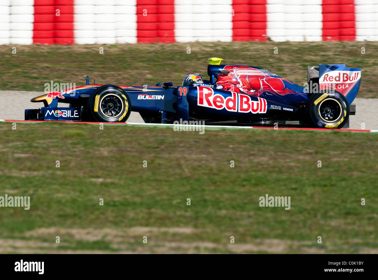 Jaime Alguersuari (Spain) in his Scuderia Toro Rosso-Ferrari STR6 ...