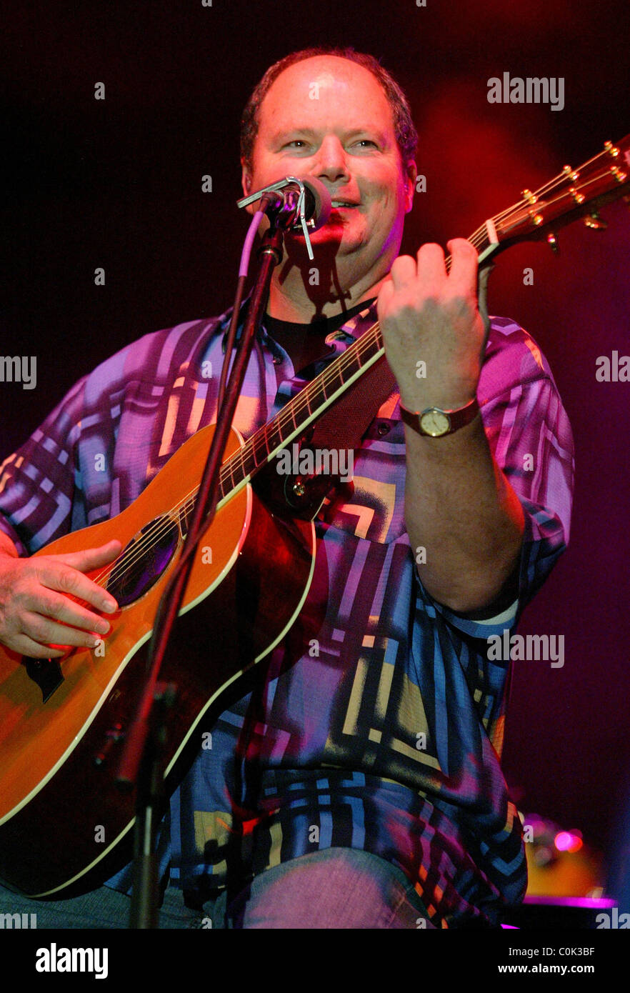 Christopher Cross performing at the Asser Levy Park in Coney Island New ...