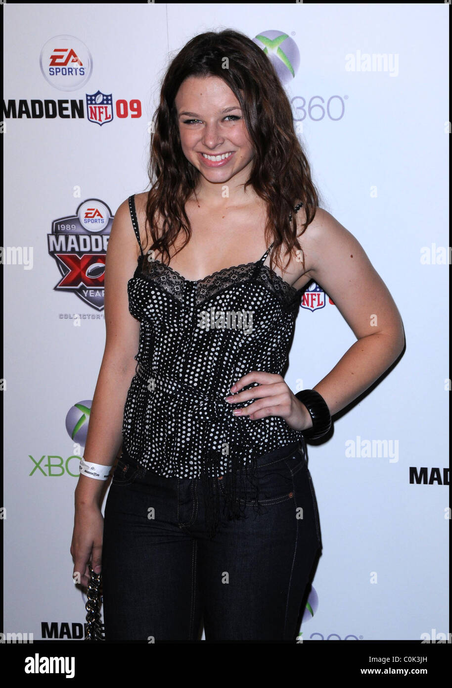 Joy Lauren The Madden NFL 09 VIP premiere party held at Coco De Ville ...