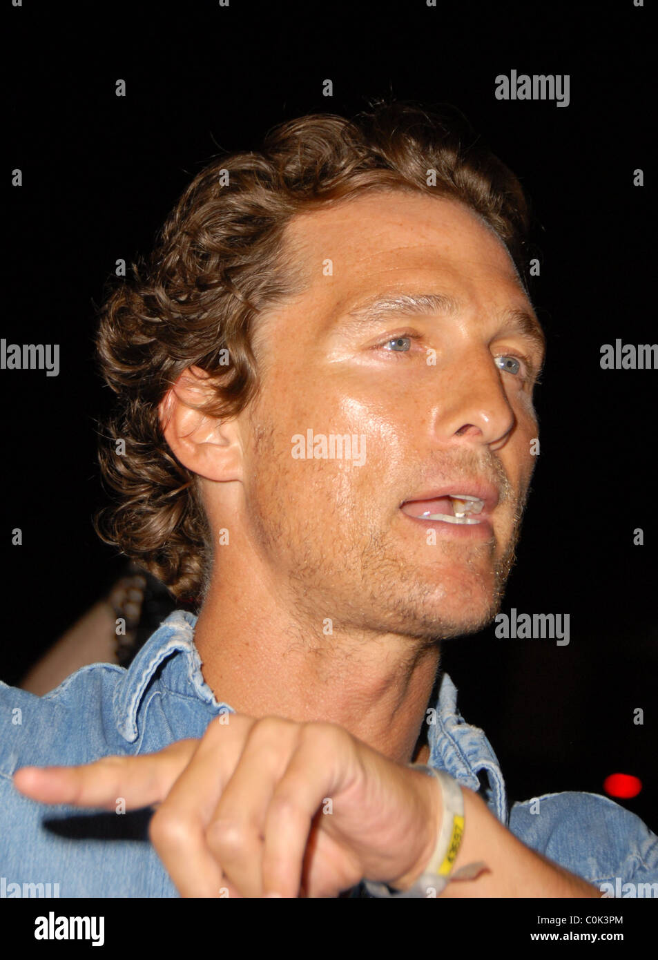 Matthew McConaughey, at the launch of her Muxo handbag collection at ...