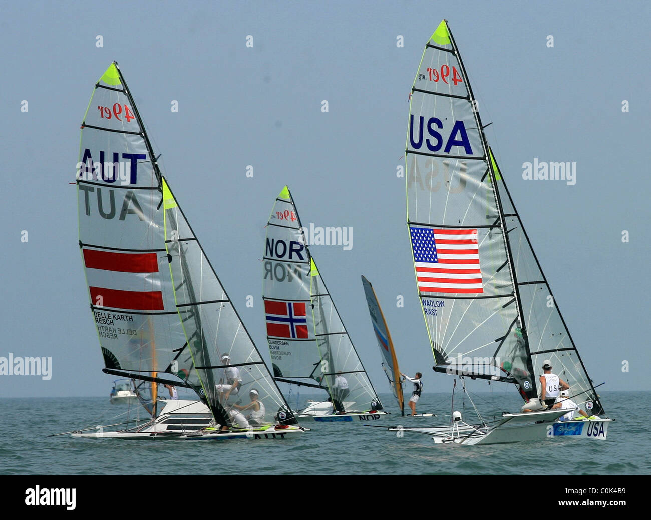 2008 Beijing Olympic Games Sailing Regatta held at Qingdao Olympic ...