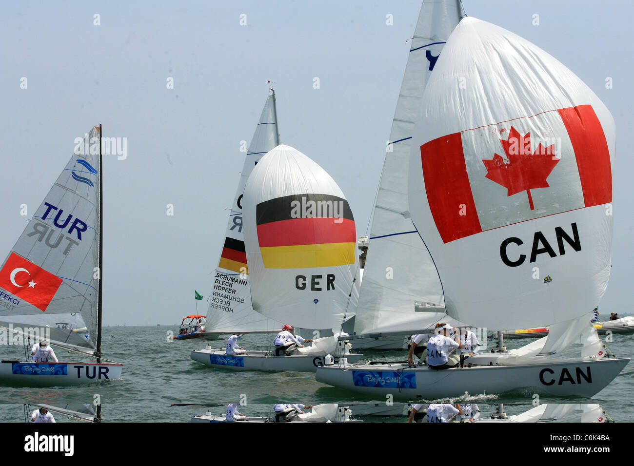 2008 Beijing Olympic Games Sailing Regatta held at Qingdao Olympic ...