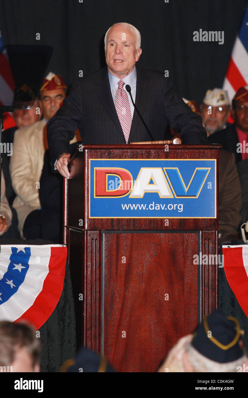 Republican presidential candidate John McCain speaks at the 'Rally For ...