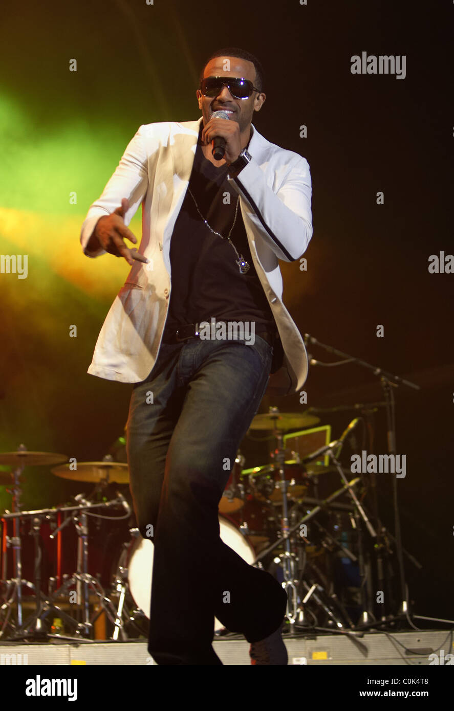 Craig David performing live at Praca do Comercio Lisbon, Portugal - 09. ...