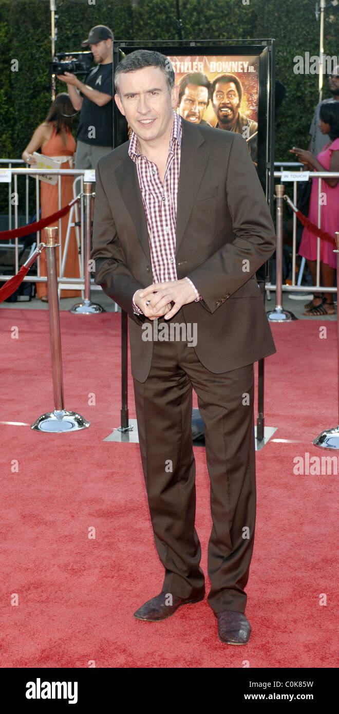Steve Coogan Los Angeles premiere of Tropic Thunder held at Mann's ...
