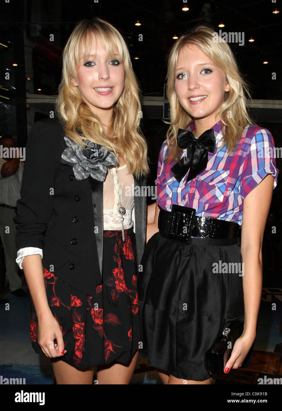 Samantha Marchant and Amanda Marchant UK Premiere of 'The X-Files: I ...