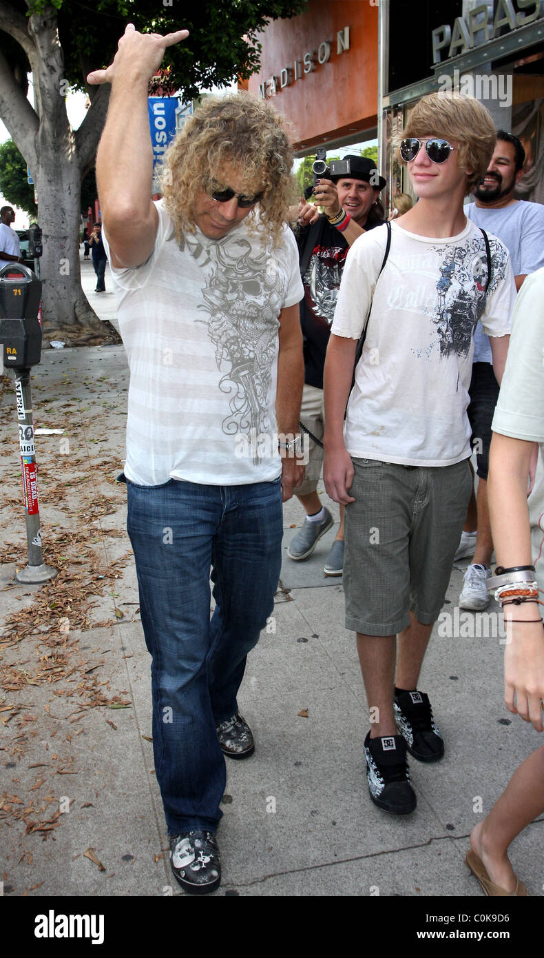 Bon Jovi keyboard player David Bryan shops on Robertson Blvd with his ...