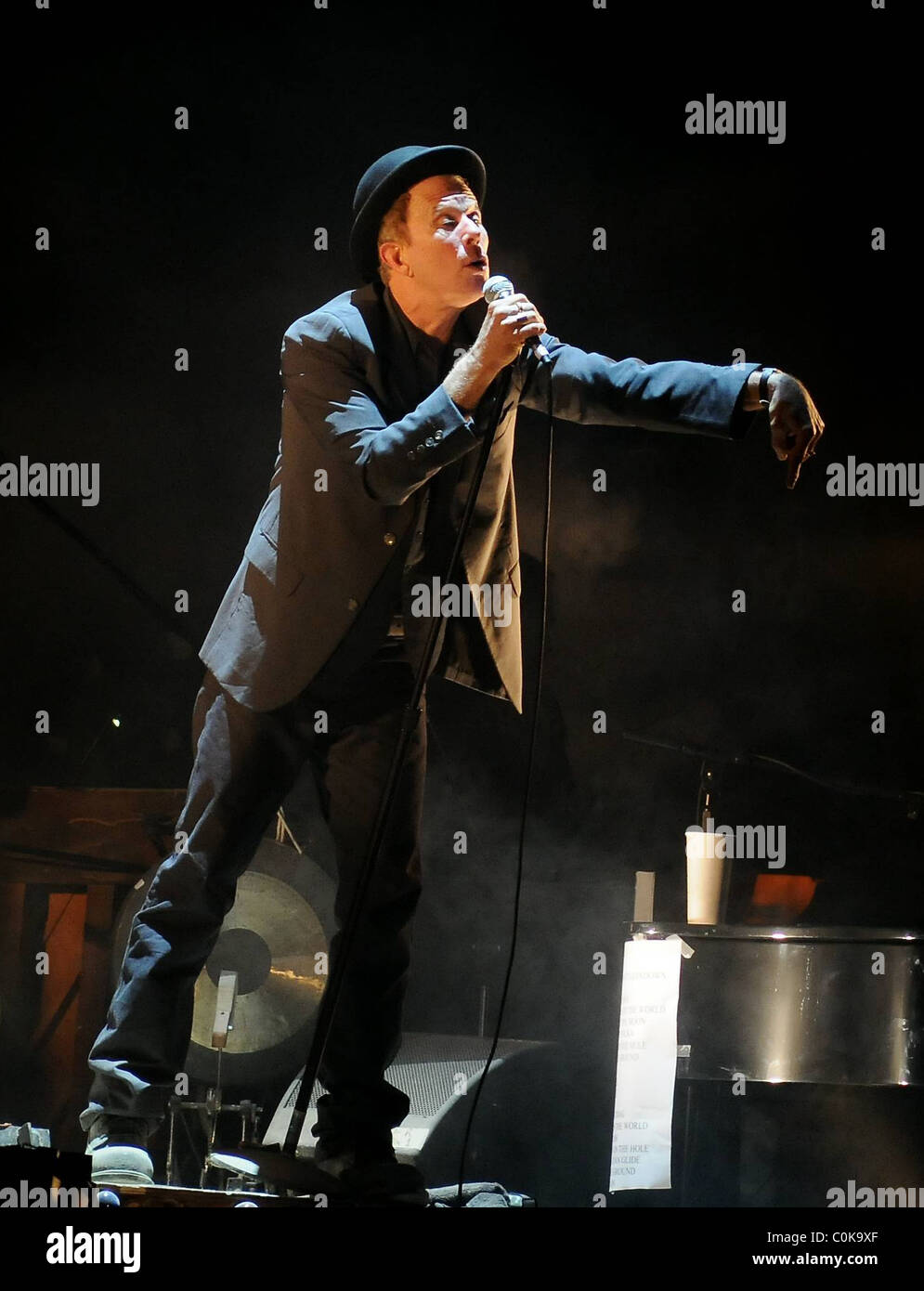 Legendary singer Tom Waits live in concert in Phoenix Park Dublin ...