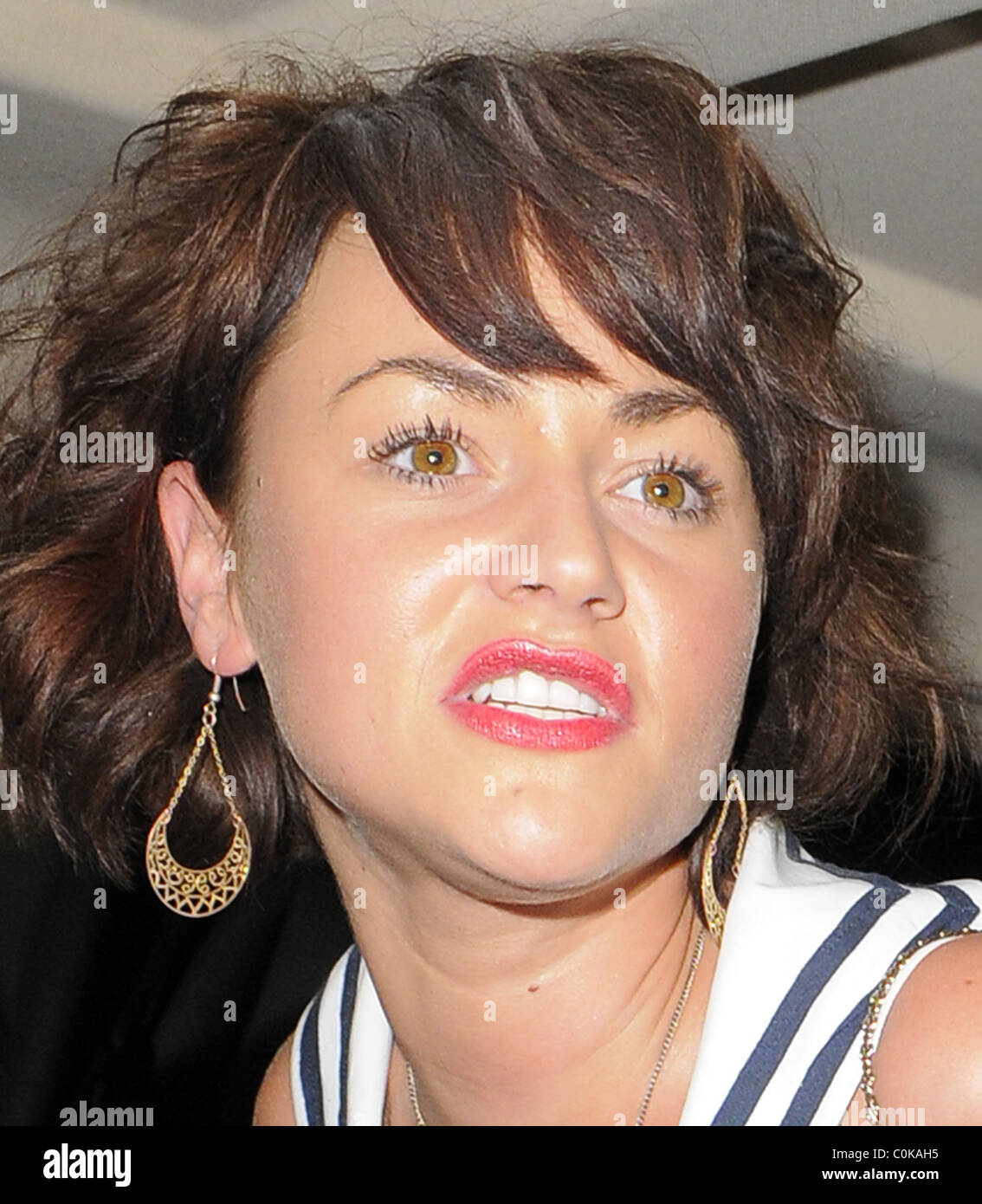 Jaime Winstone leaves Cafe De Paris with a mystery man, who she appears ...