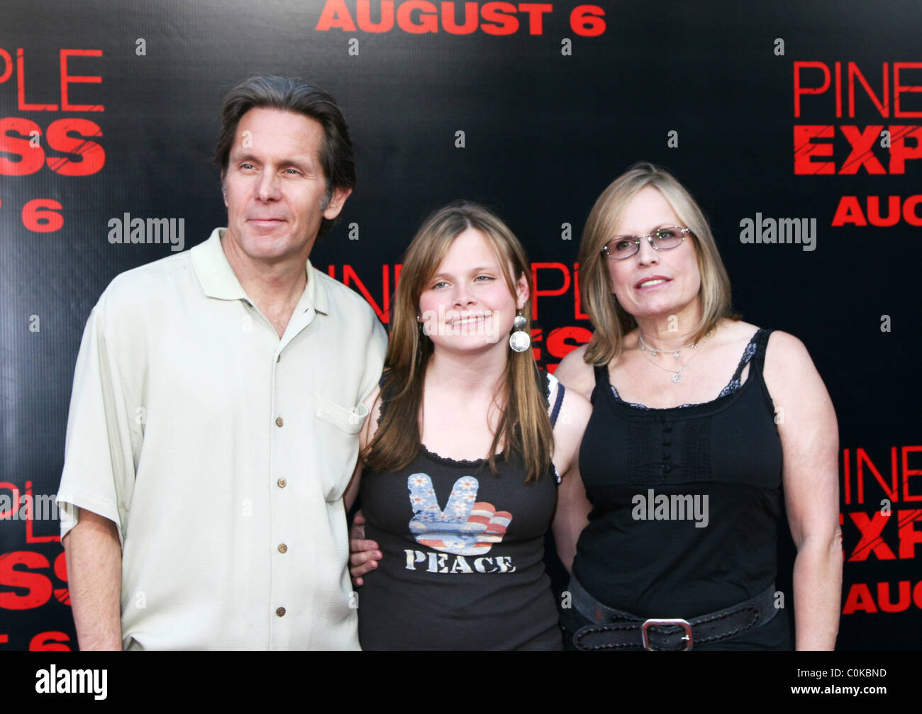 Gary Cole and family Los Angeles Premiere of 'Pineapple Express' held ...