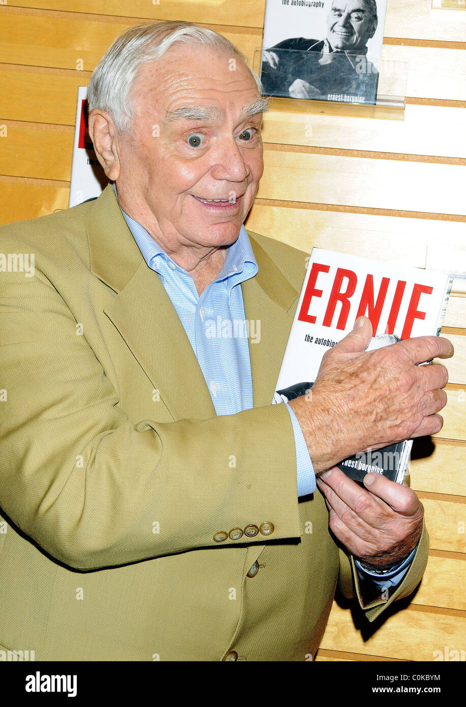 Ernest Borgnine signs copies of 'Ernie The Autobiography' at Barnes and ...
