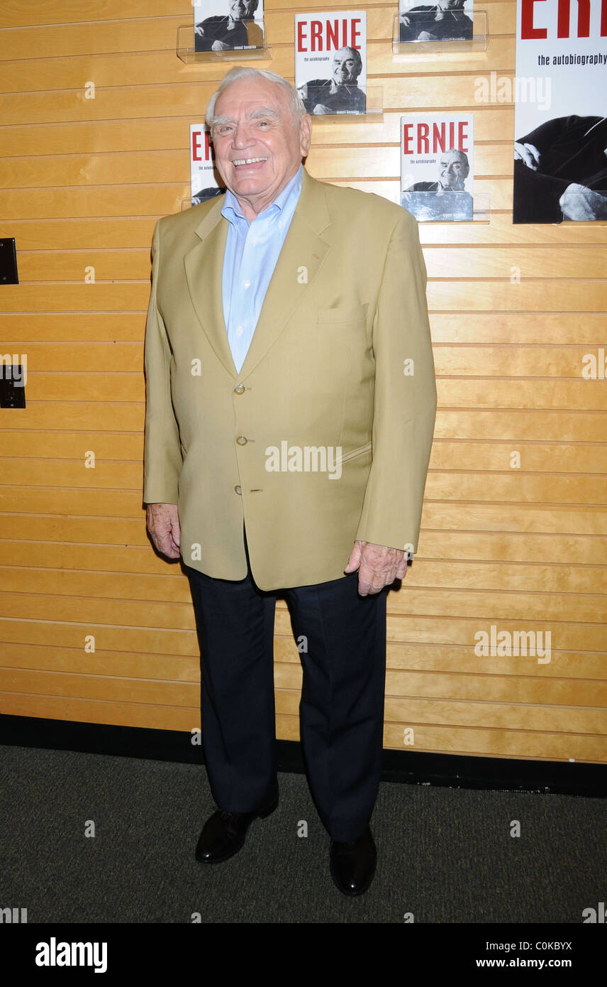 Ernest Borgnine signs copies of 'Ernie The Autobiography' at Barnes and ...