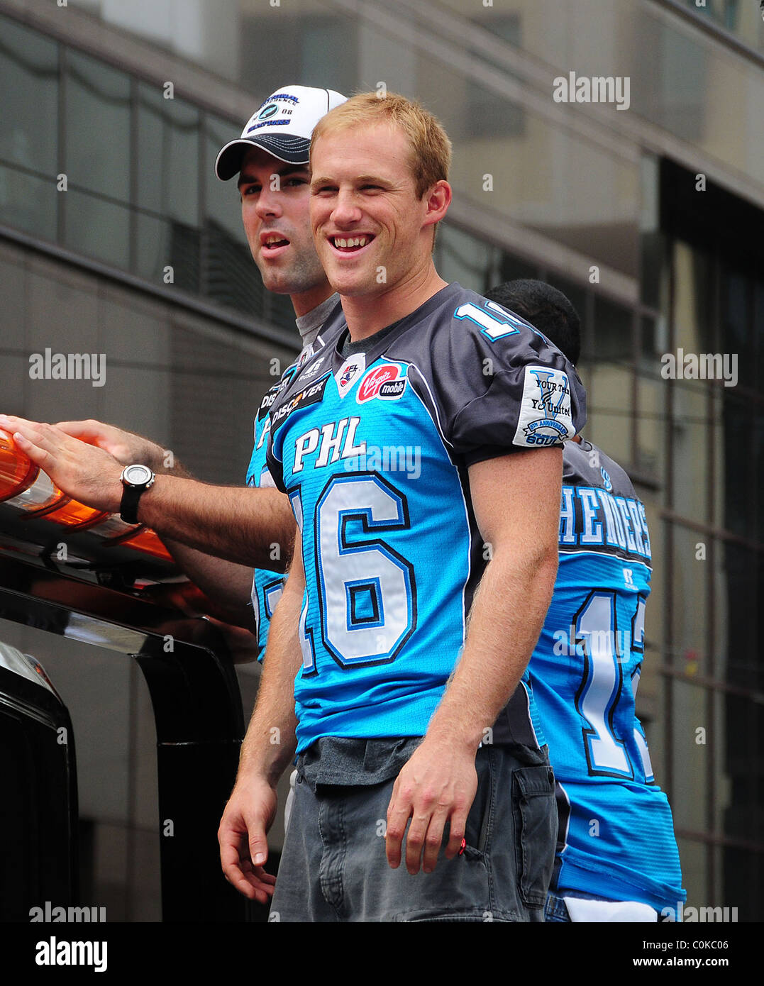 Kevin Carberry and Connor Hughes Philadelphia Soul Championship Parade ...