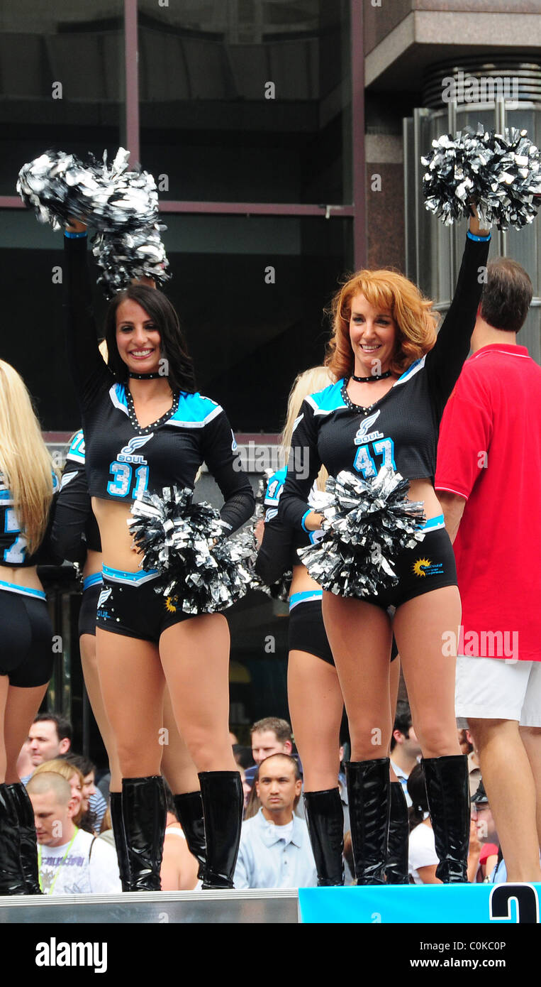 Cheerleaders Philadelphia Soul Championship Parade for Arena Football ...
