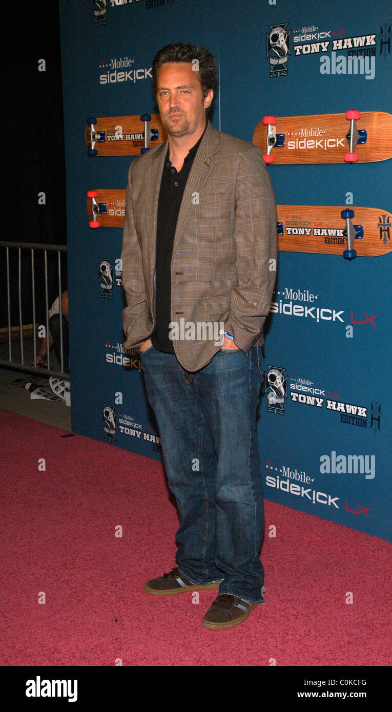Matthew Perry The Launch Party of the T-Mobile Sidekick LX Tony Hawk ...