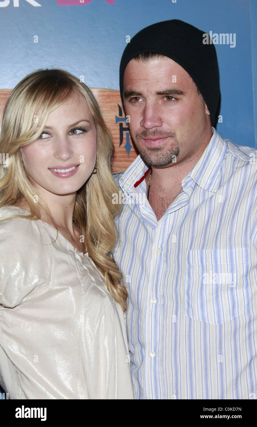 Jason Wahler and fiance Katja Decker-Sadowski The Launch Party of the T ...