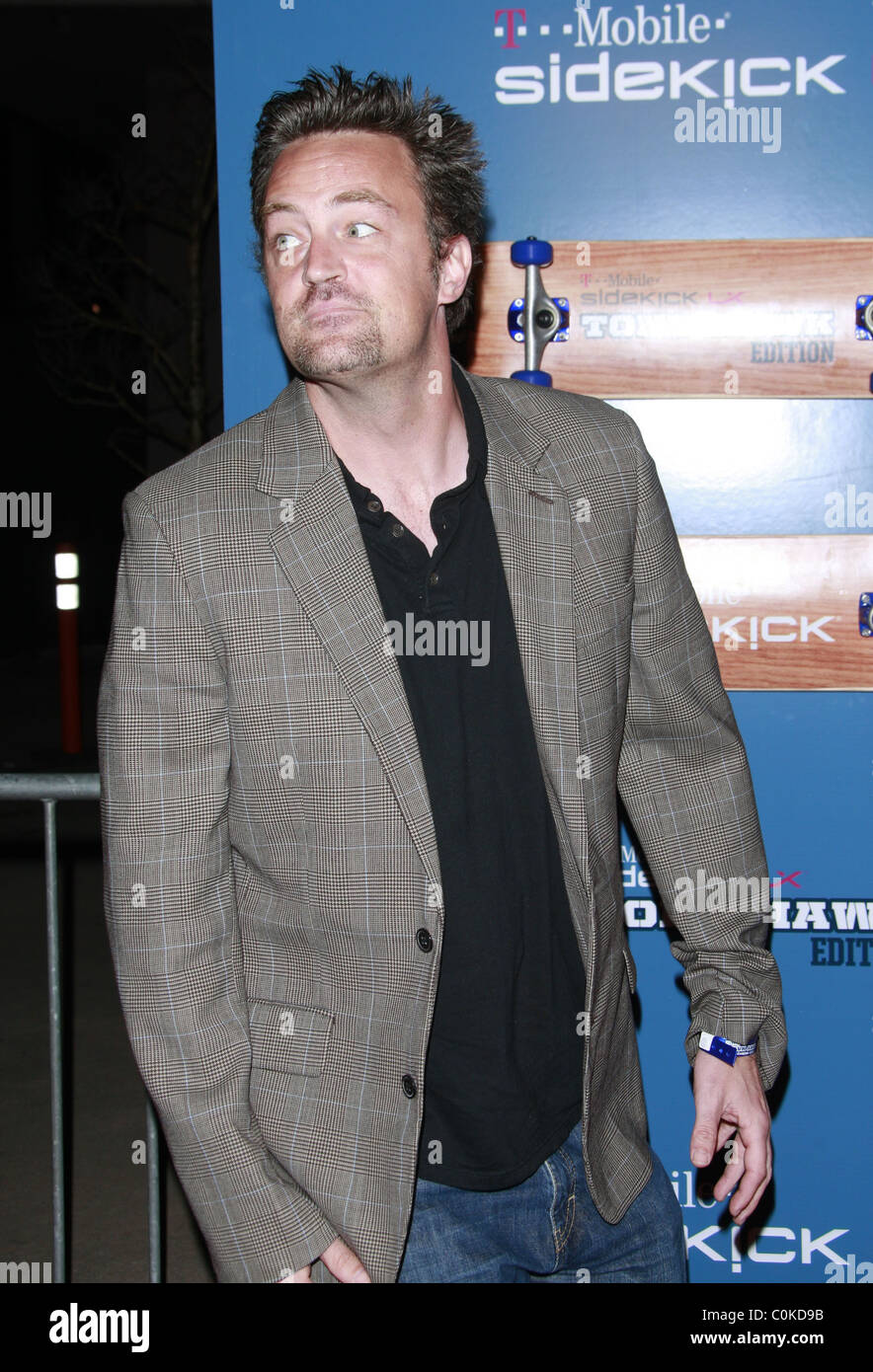 Matthew Perry The Launch Party of the T-Mobile Sidekick LX Tony Hawk ...