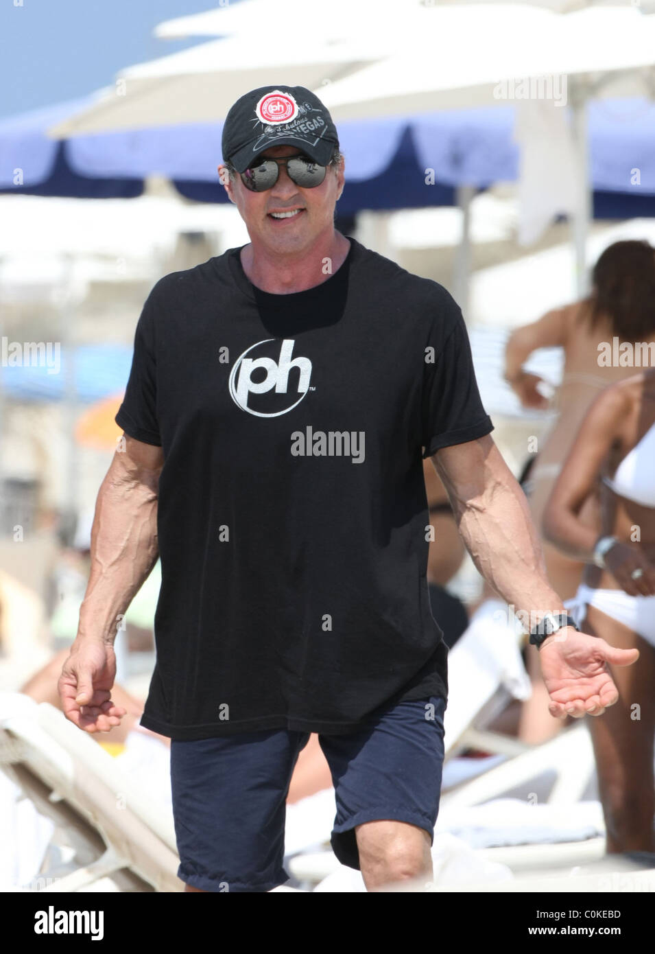 Silvester Stallone on holiday with friends and family in Formentera ...