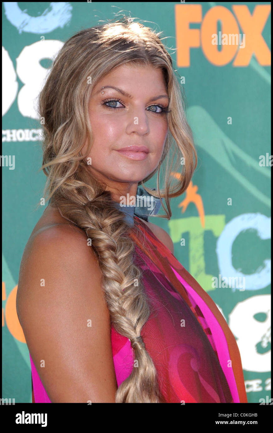 Fergie aka Stacey Ferguson Teen Choice Awards 2008 at the Universal ...