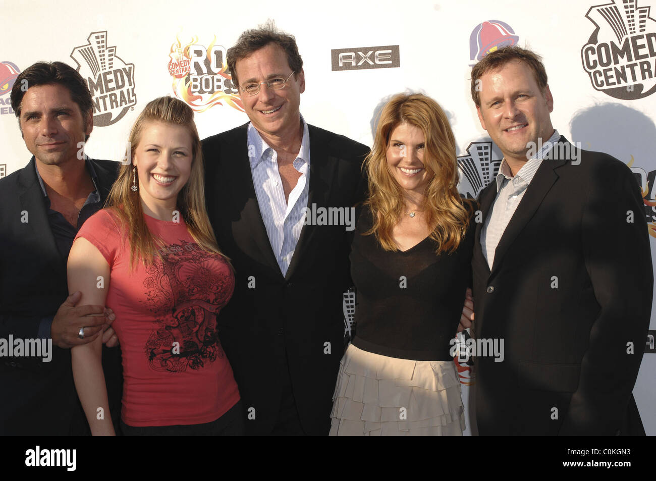 John Stamos Jodi Sweetin Bob Saget Lori Loughlin And Dave Coulier Comedy Central Roast Of Bob