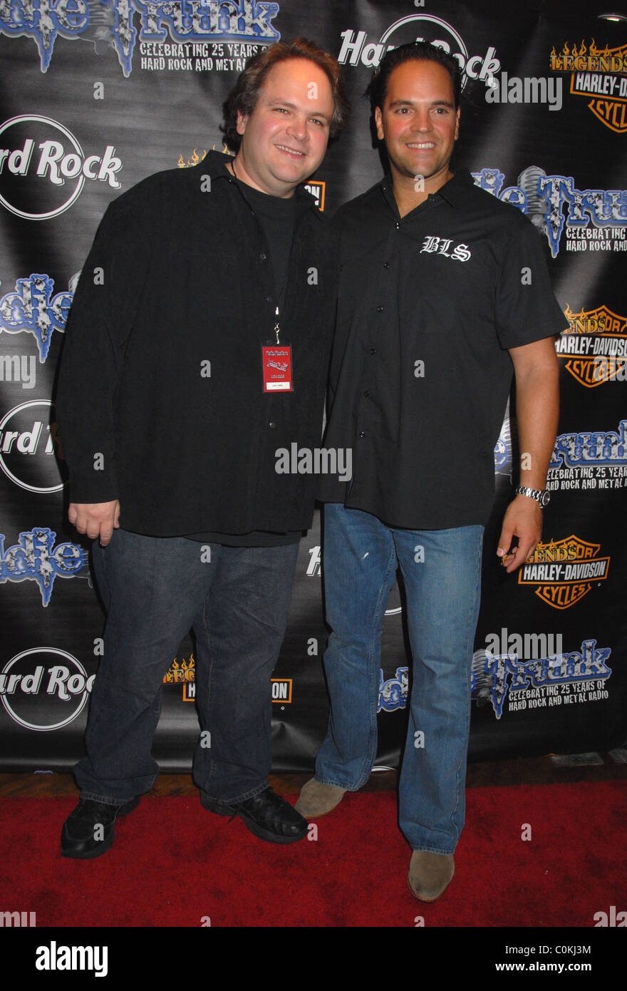 Eddie Trunk and Mike Piazza Eddie Trunk's 25th Anniversary Celebrations ...