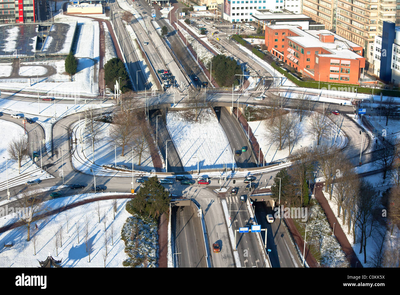 Big road junction hi-res stock photography and images - Alamy