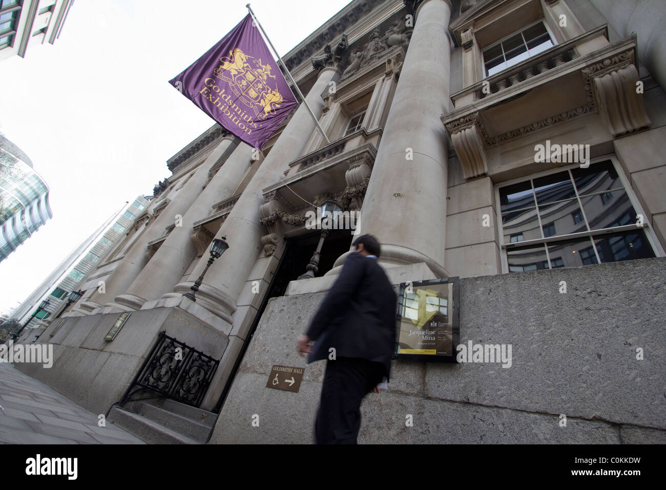 Goldsmiths Hall, London, UK, headquarters of London's goldsmith guild ...