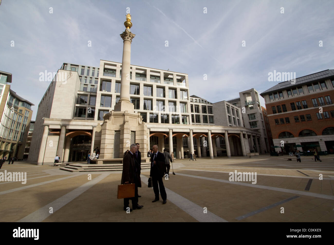 Paternoster square, Home of Stock exchange, London UK Stock Photo - Alamy